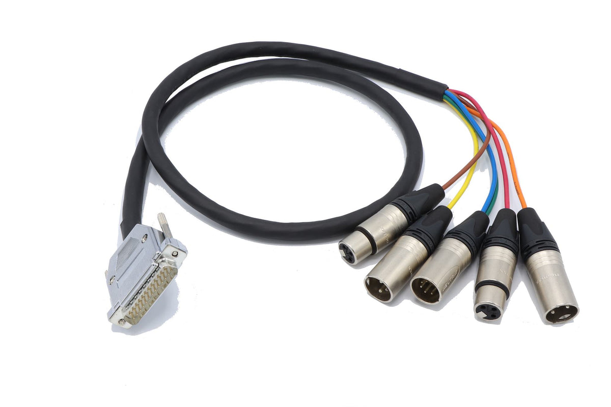 DIO Cable with Analogue I/O VCA DB25M-5XLR with VCA | Qvest Store New ...